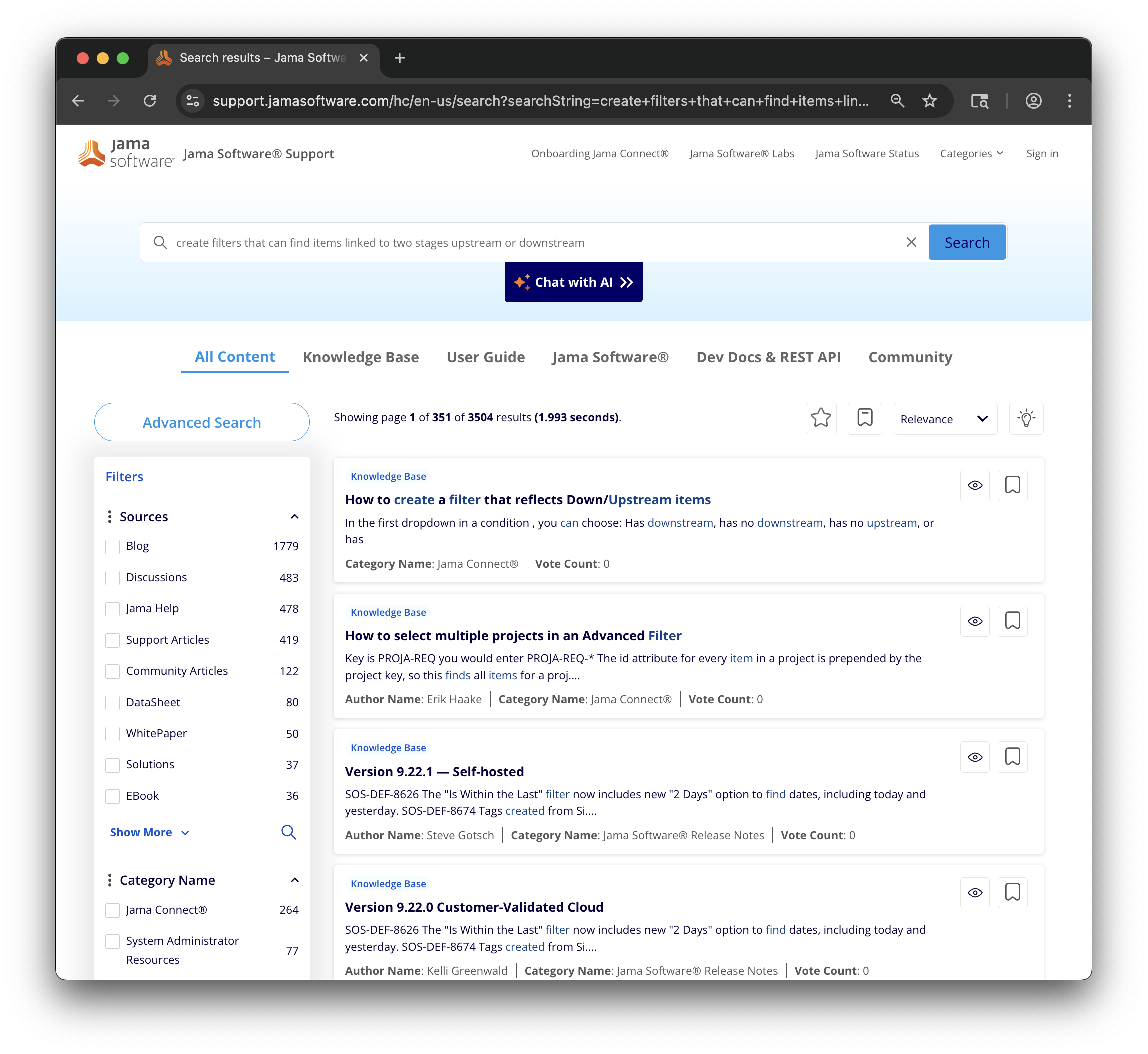 Meet Jama Llama 🦙 AI Assistant & Unified Search – Jama Software Support