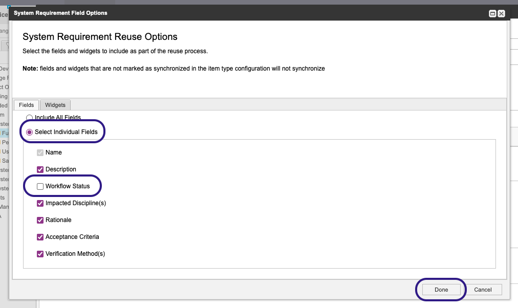 Configuring Advanced Reuse Rules for Selective Field Reuse – Jama ...